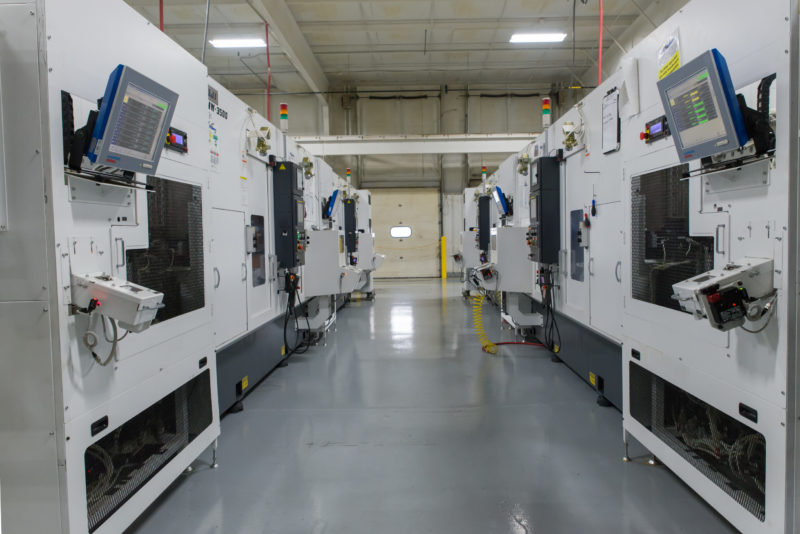 High-Volume Machining - Production Saw and Machine